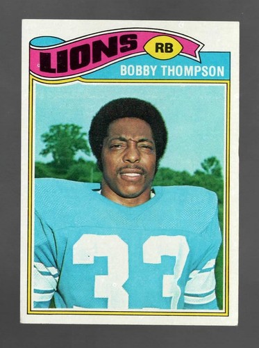1977 Topps Bobby Thompson Detroit Lions #486 Excellent | eBay