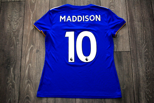WOMENS XL LEICESTER CITY HOME FOOTBALL SHIRT 2018-2019 JAMES MADDISON ...