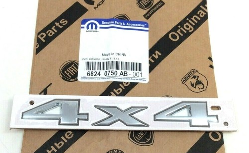 2014-2020 Jeep Grand Cherokee 4x4 liftgate hatch chrome Nameplate ...