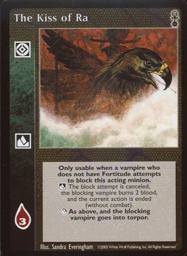 The Kiss of Ra - Modifier [Fortitude BC3] Vampire The Eternal Struggle ...