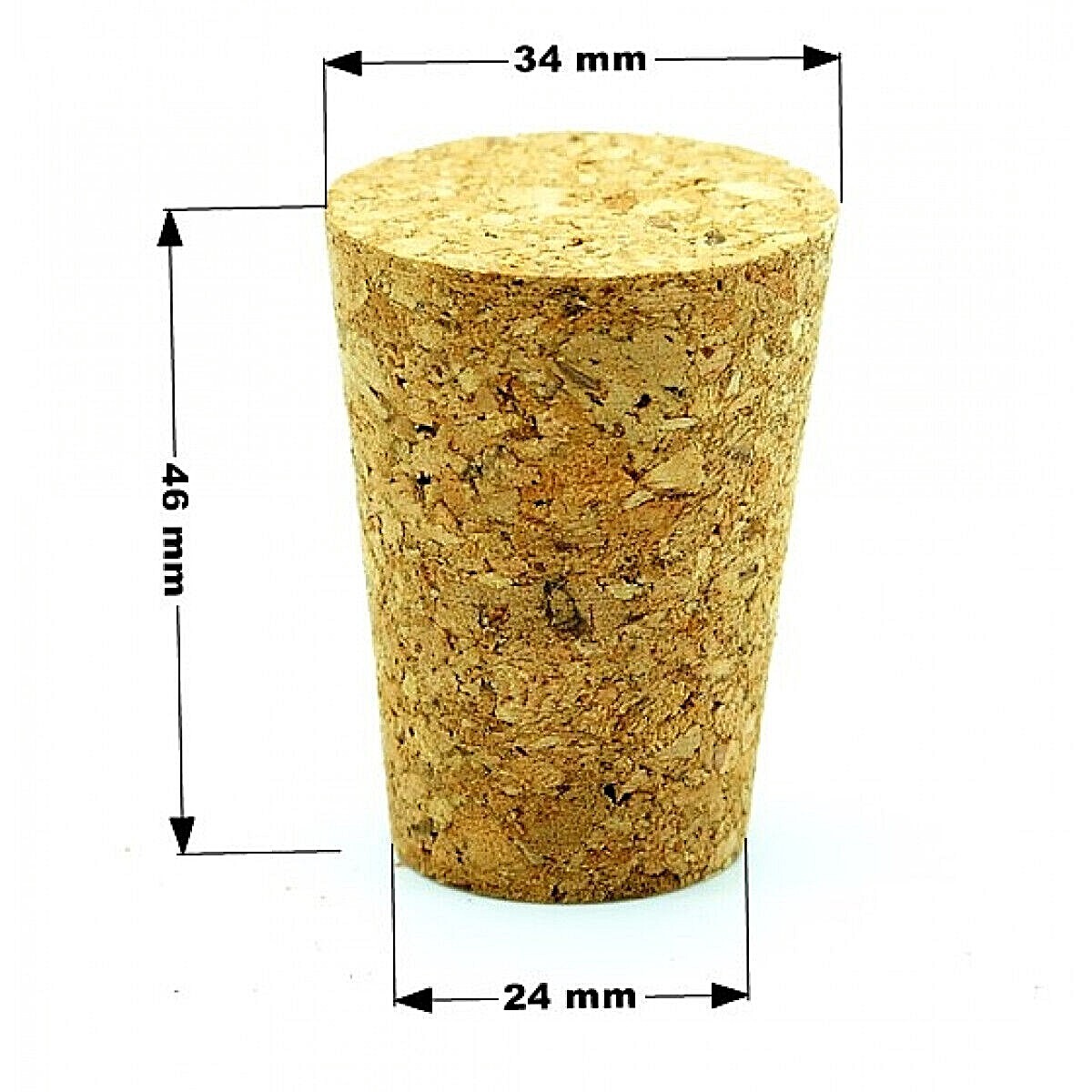 Cork Bung (pack of 5) - Tapered Cork Bung, Cork Plug, Cork Stopper ...