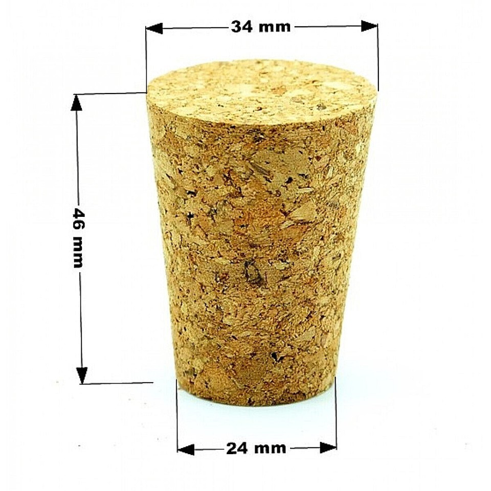 Cork Bung (pack of 5) - Tapered Cork Bung, Cork Plug, Cork Stopper ...