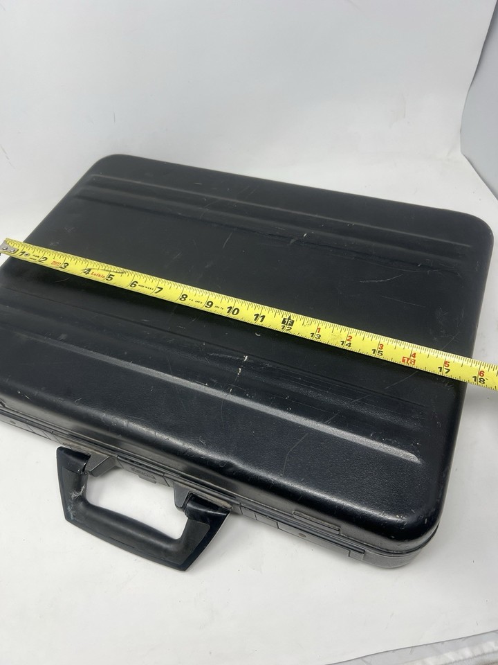 ZERO HALLIBURTON Attache Case Briefcase BLACK | eBay