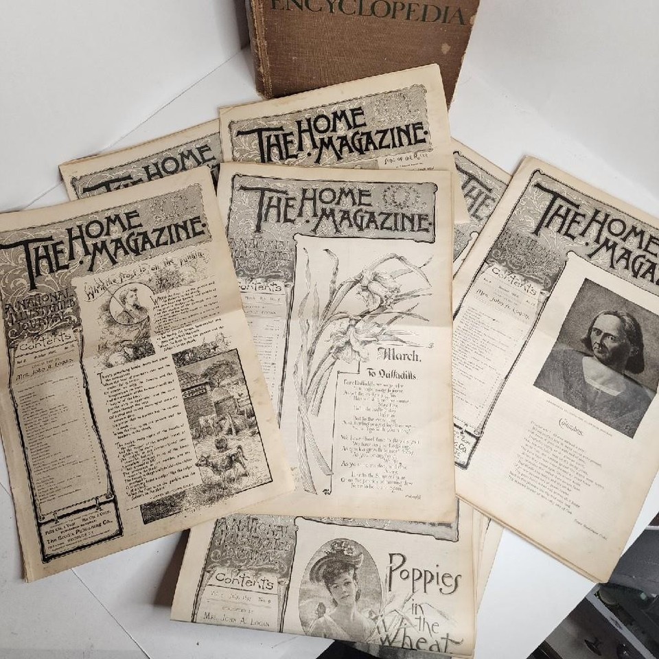 antique Women's Magazine 1800s Home Magazine pages 1890s Ads Articles ...