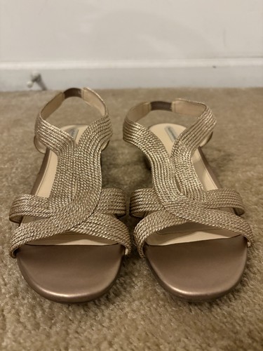 Alex Marie Meera Metallic Bronze Sandals 8.5M | eBay
