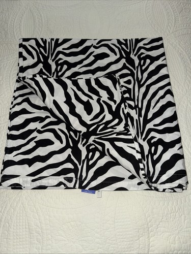 Pine Cone Hill Black&White Zebra Print Cotton FULL / QUEEN Duvet Cover ...