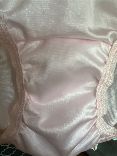 Vintage Hanes Panties 7 L Nylon Silky Satin Shimmer Shiny Sheer Second ...