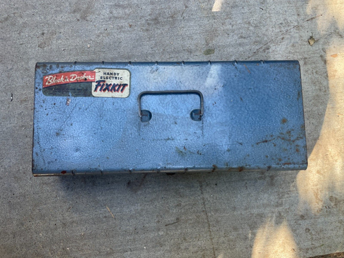 Vintage Corded Black&Decker 1/4” Drill U-100 w/ metal box,Horizontal ...