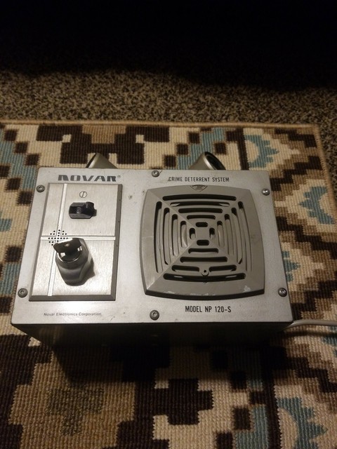 Vintage Novar Portable Deterrent Self Contained Sound Activated Burglar ...