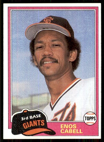 1981 Topps Traded Enos Cabell San Francisco Giants #746 | eBay
