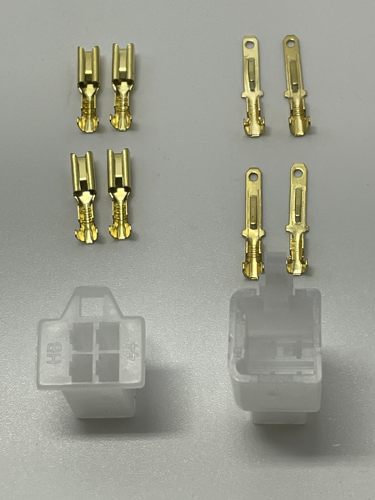 KTM HEADLIGHT PLUG CONNECTOR SOCKETS BRASS CONNECTORS WIRING LOOM ...