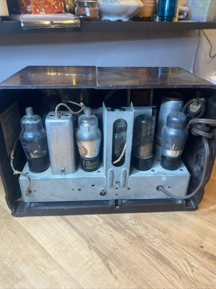 1940s Philco Model 39-12 Wooden Tabletop Radio Untested See My Other ...