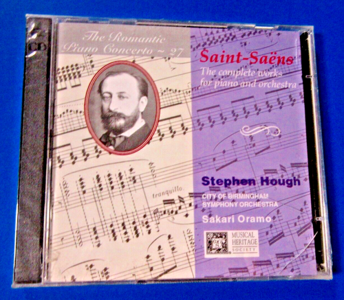 Saint-Saens: The Complete Works For Piano And Orchestra 2 CDs New ...