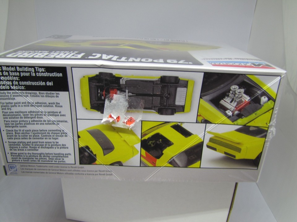 1979 79 PONTIAC FIREBIRD STREET MACHINE MONOGRAM MODEL KIT 1/25 SCALE ...