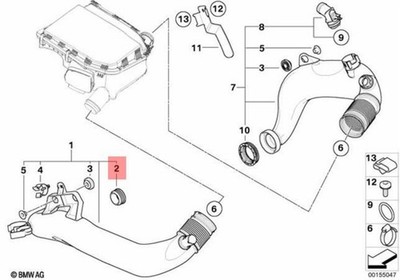 Genuine BMW M X3 Z4 Roadster E38 E39 E46 E60 E61 E65 Gasket ring ...