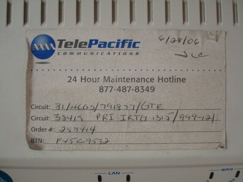 Adtran Total Access TA600R T1/FT1 Router 4200600L1#TDM 3rd gen Frame ...