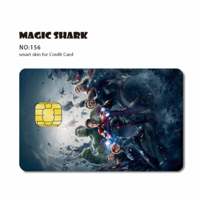 Credit/Debit Card SMART Sticker skin protector pre-cut small chip [156 ...