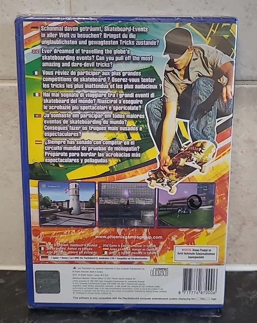Ps2 Sony PlayStation 2 Game Skateboard Madness Xtreme Edition Boxed for ...