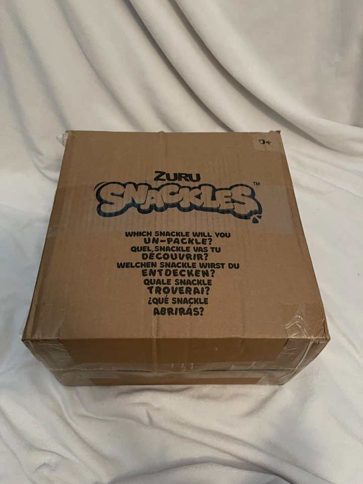 Snackles Mentos Mint Huch The Hippo 14" Blue Plush Stuffed Animal ZURU ...