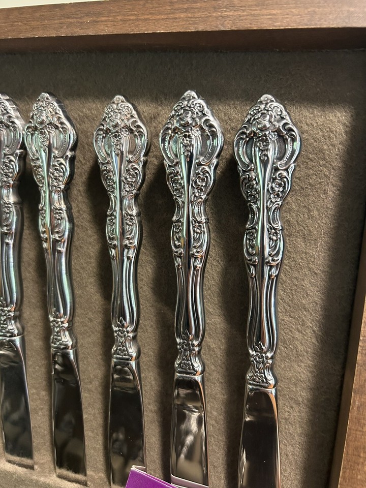 STUNNING Oneida Michelangelo Stainless Flatware 12 Serving Sets 66 ...