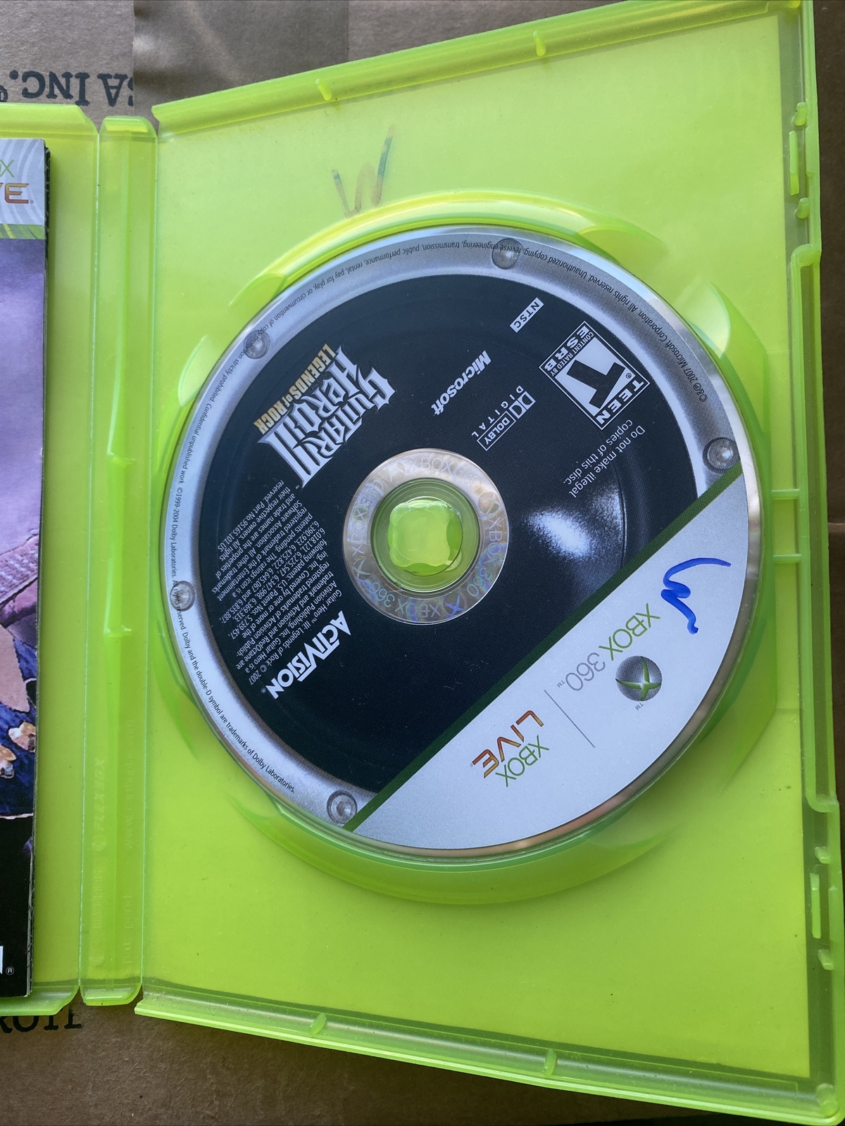 Guitar Hero 3 III: Legends Of Rock (Xbox 360, 2007) Complete With ...