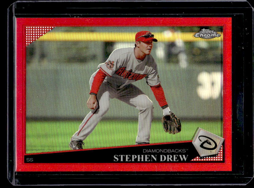 2009 Topps Chrome - Stephen Drew #12 Red Refractor /25 for sale online | eBay