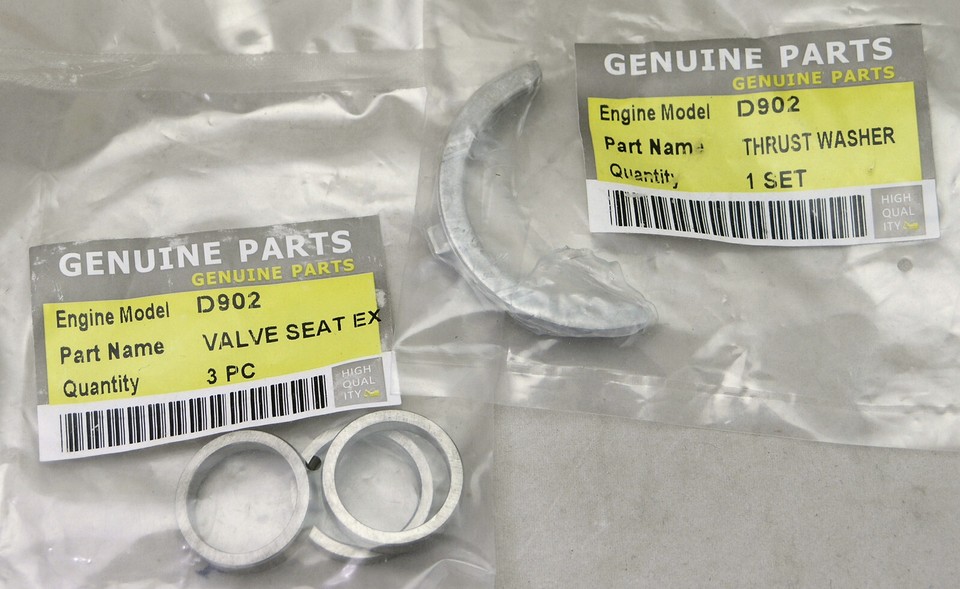 Rebuild Kit for Kubota D902 Engine 3 Cylinders Liners Pistons Rings ...