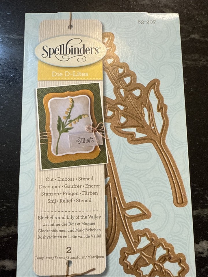 Lot of 6 Spellbinders Die D Lites Cut Emboss And Stencil Sets New ...