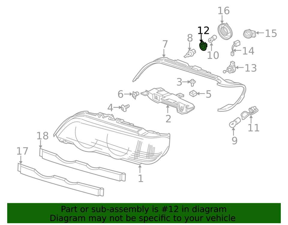 Genuine BMW Adapter 63-12-8-362-503 | eBay