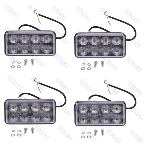 4Pcs Led Work Light V0511-53510 for Kubota SVL65-2 SVL65-2C SVL75 SVL75 ...