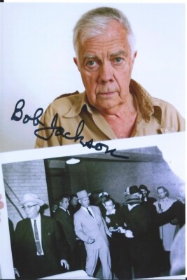 BOB JACKSON Signed Photo JFK JOHN F KENNEDY ASSASSINATION AUTO COA ...