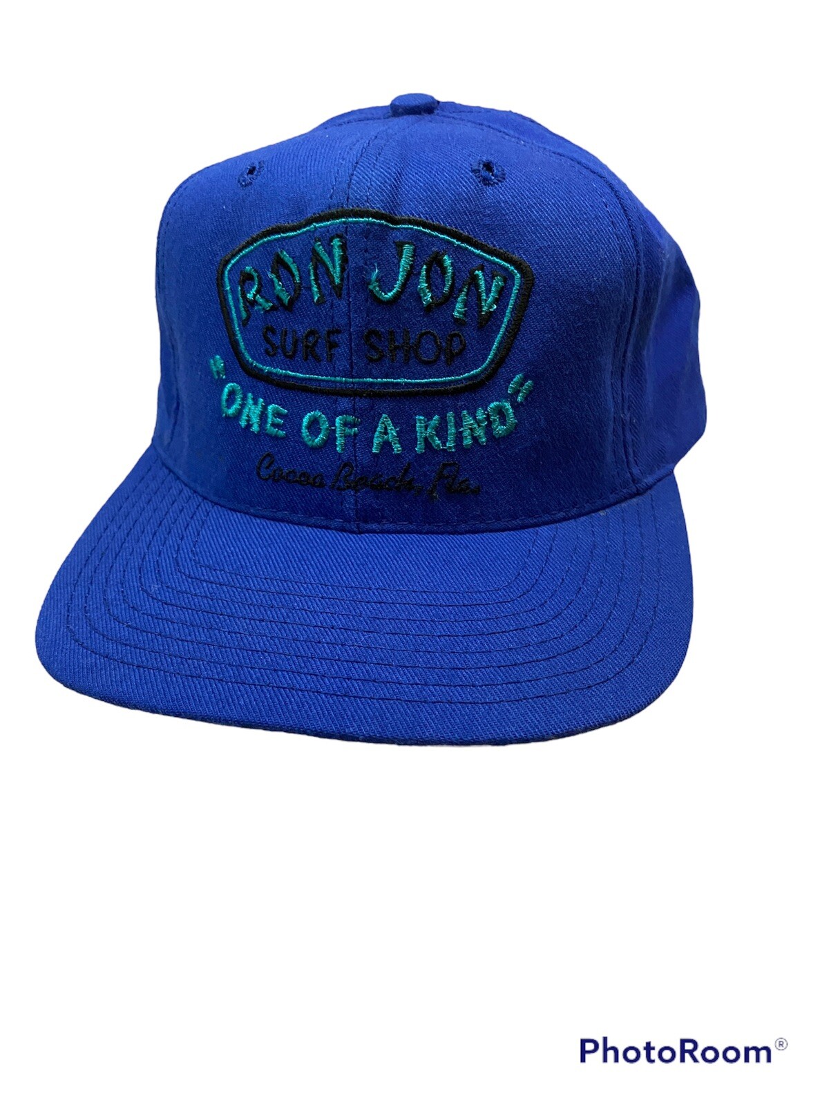Ron Jon Surf Shop Cap Hat Snapback Beach Blue Adjustable Made USA One ...