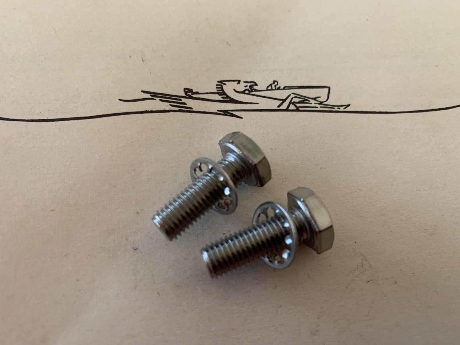 TWO Stainless Steel Shift Rod Connector Screws | Same as 304024 ...
