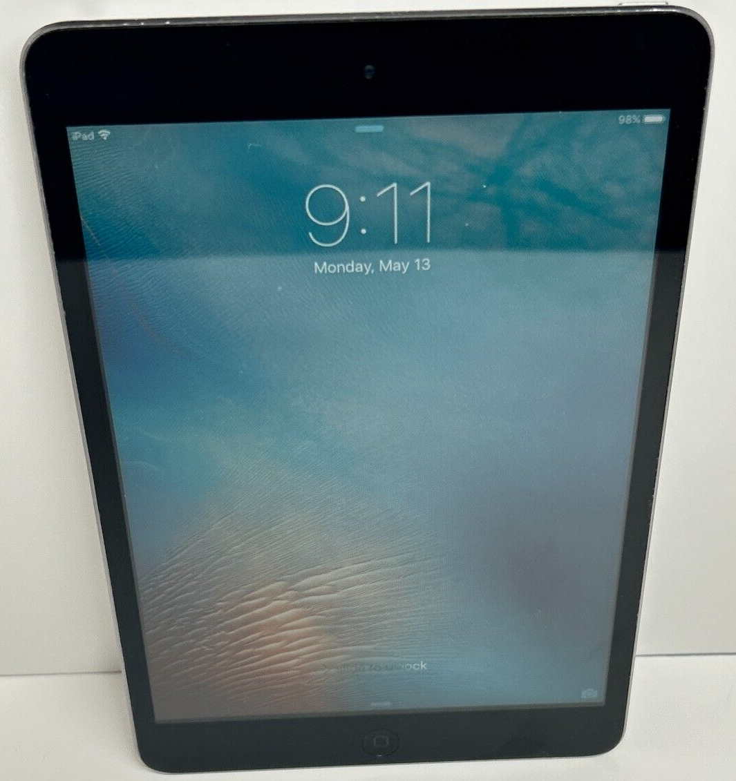 Apple iPad mini 1st Gen. 16GB Wi-Fi 7.9in Space Gray MF432LL/A A1432 ...