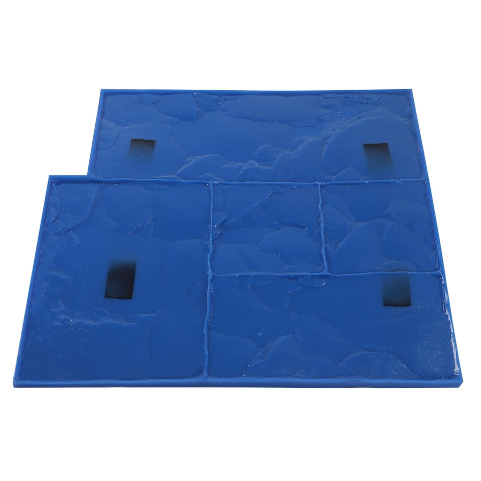 4PCS PU Concrete Texturing Skin Wall Floor Concrete Stamp Mat Set 24in ...
