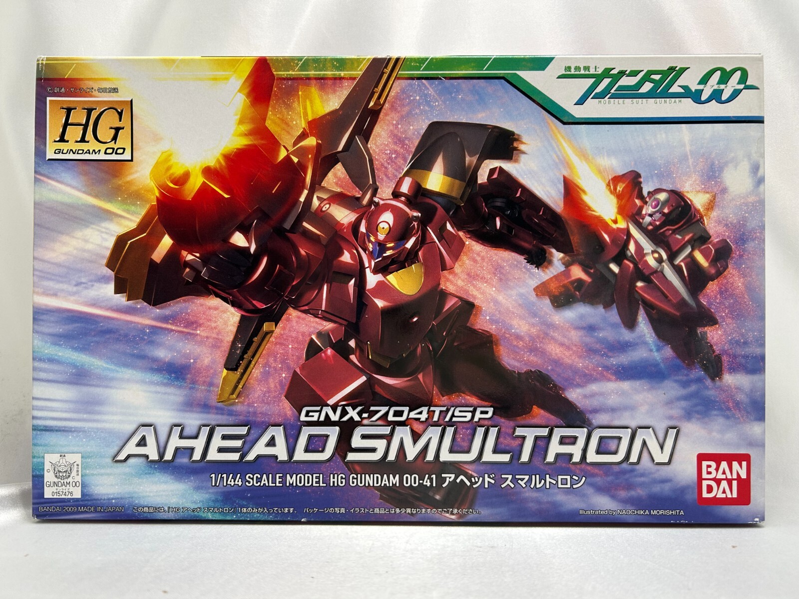 BANDAI 1/144 HG Gundam 00 GNX-704T/SP Ahead Smultron Plastic Model Kit ...