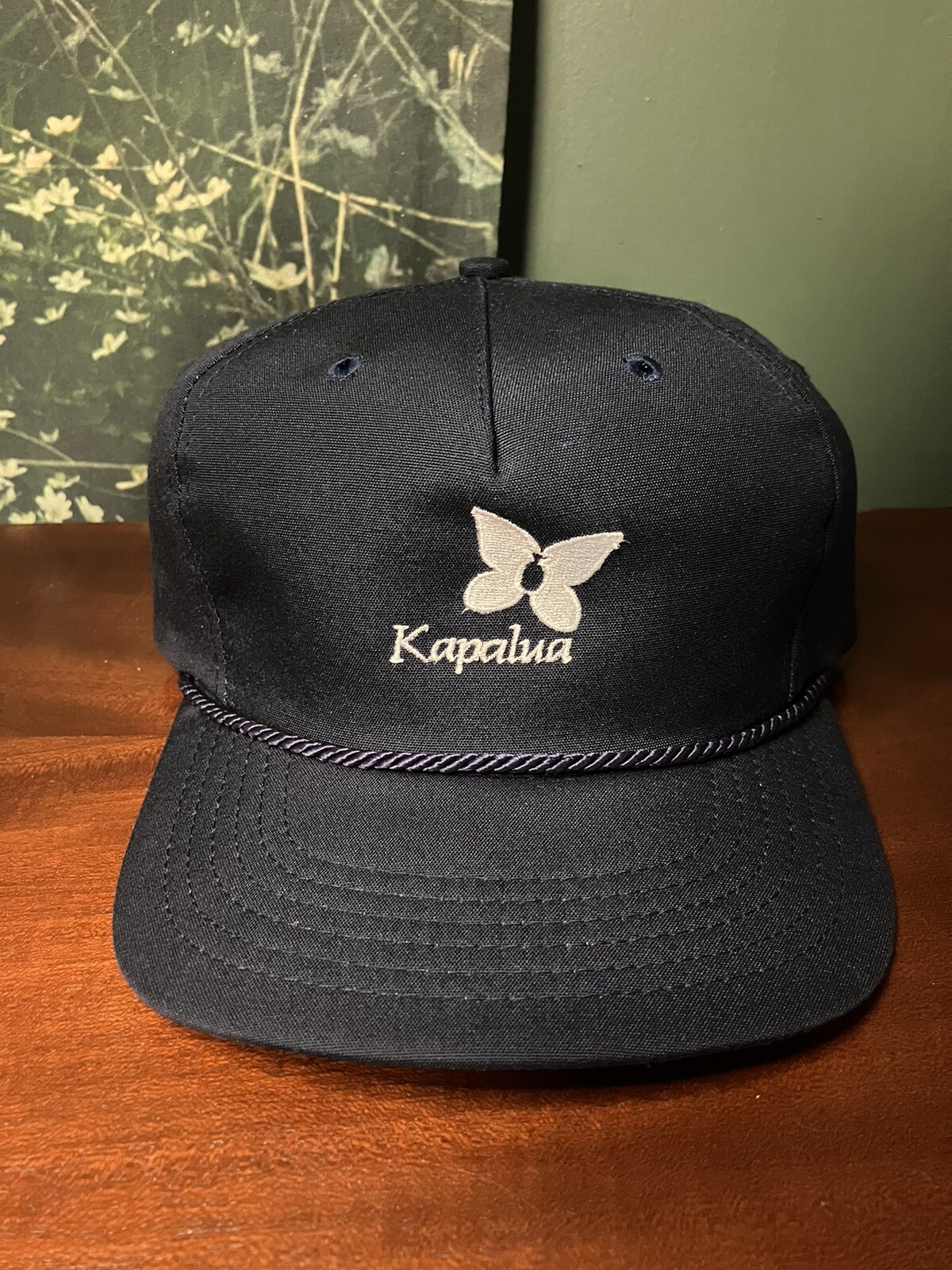 Vintage Kapalua Texace Rope Hat Strapback Golf Navy A… - Gem