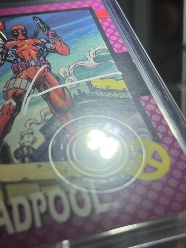 DEADPOOL 1992 Marvel X-Men Impel Jim Lee Autograph Embossed Stamp 1/1 ...