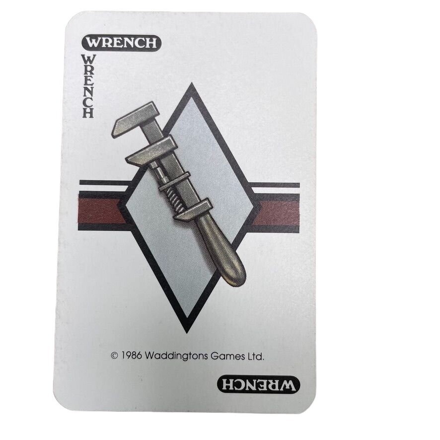 Clue Game Piece Wrench