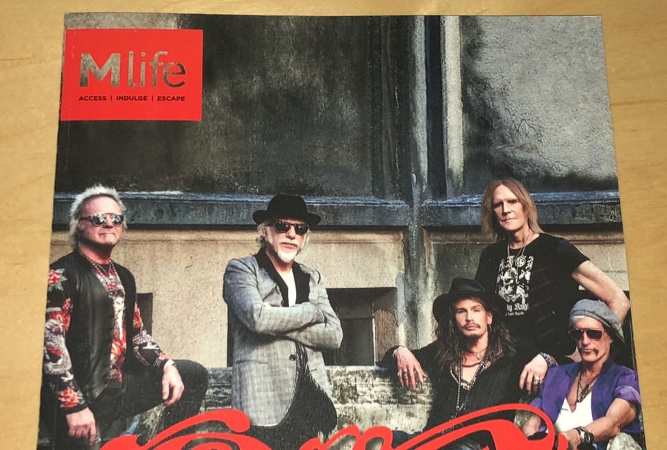 Aerosmith M Life Magazine 2019 Las Vegas Park MGM Residency Deuces Are ...