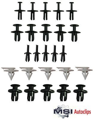 BMW MINI COOPER Plastic Clips Rivets Bumpers Door Panel Wheel Arch Trim ...