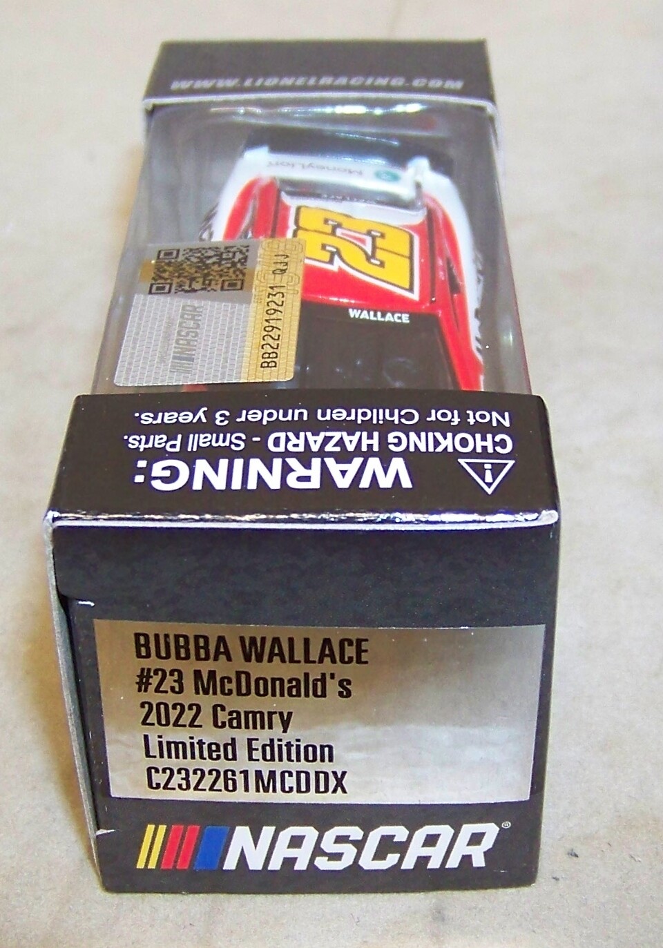 1 64 ACTION 2022 #23 MCDONALDS 23XI TOYOTA CAMRY BUBBA WALLACE DIECAST ...