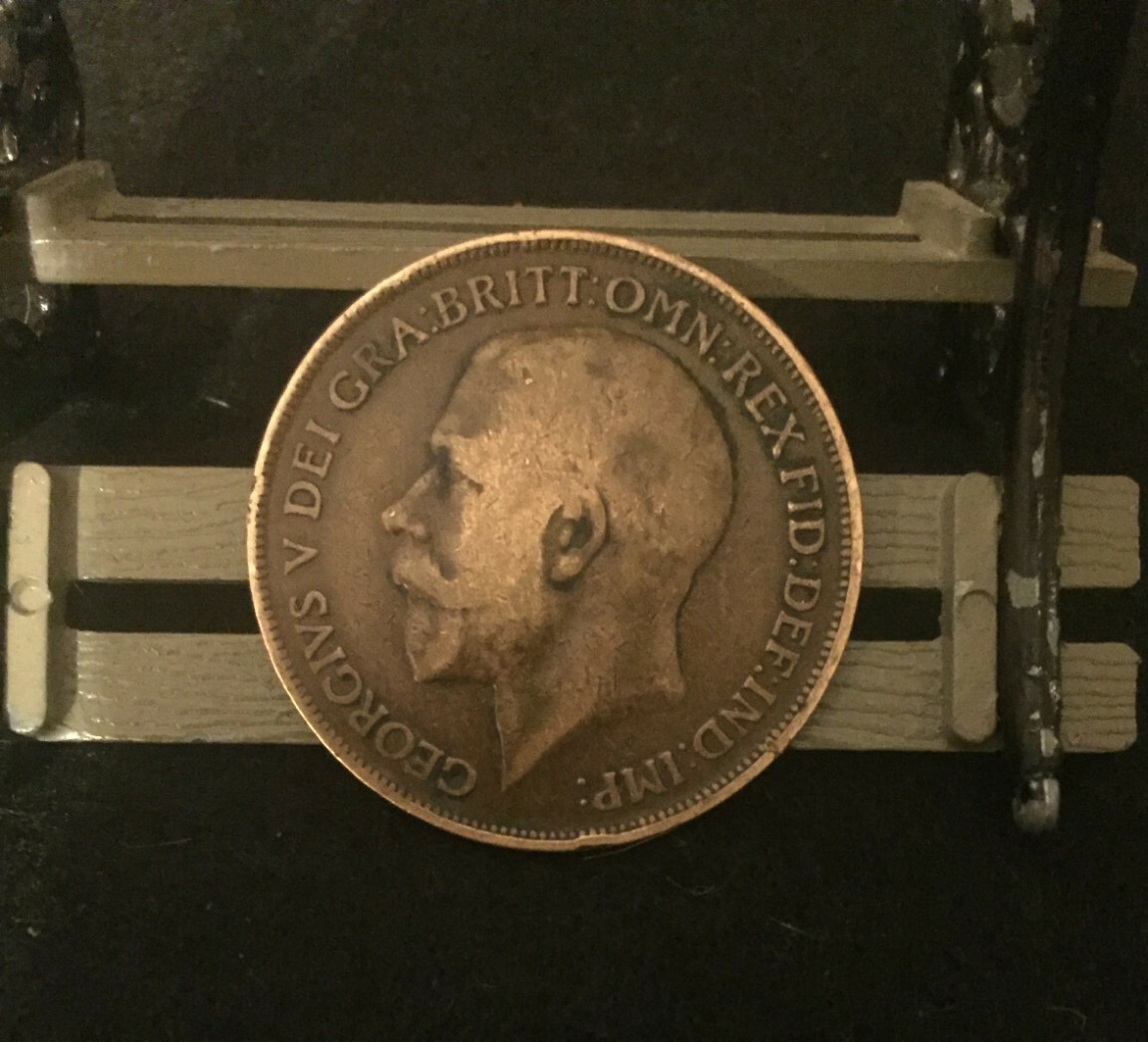 1916- GREAT BRITAIN- GEORGE V - ONE PENNY BRONZE COIN- KM# 810 RARE. | eBay