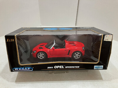 2001 Opel Speedster 1/18 Diecast Model by KB Toys / Welly – 2511W | eBay