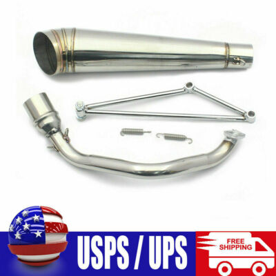 Exhaust Muffler Pipe For Honda Ruckus Zoomer GY6 Scooter 125cc/150cc ...