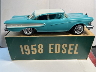 VINTAGE Boxed 1958 Edsel Turquoise Blue Friction PROMO MODEL Original ...