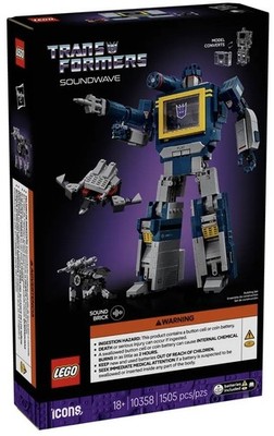 Lego 10358 Transformers Soundwave New Sealed In Hand! | eBay