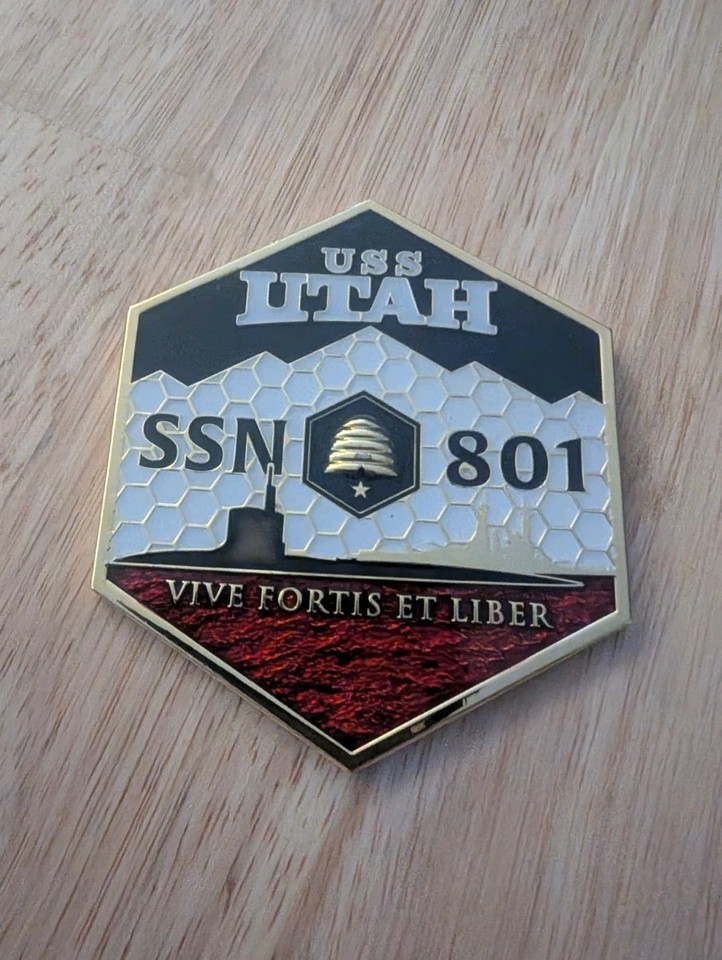 USS Utah SSN 801 Challenge Coin US Navy Submarine | eBay
