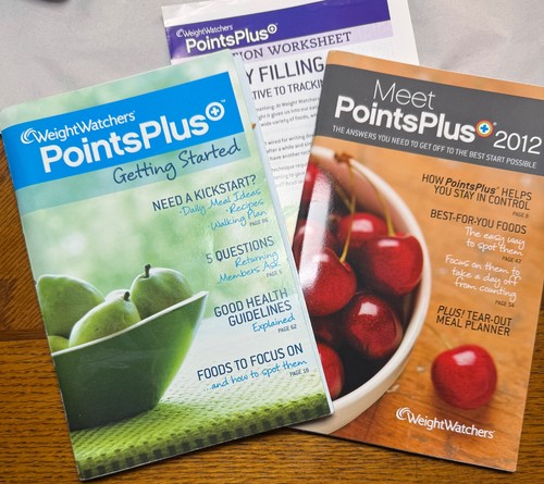 Weight Watchers POINTS PLUS 2012 getting started Books Guides Journal ...