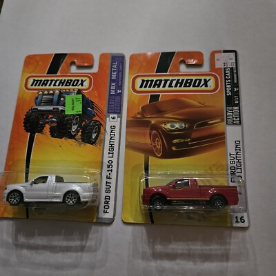 Matchbox Ford Svt F 150 Lightning Set Sports Metal 6 16 2006 2007 Red ...